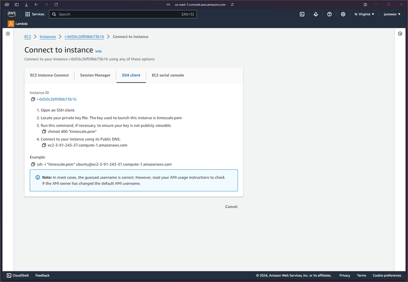 How to install TimescaleDB on AWS | Tiger Data